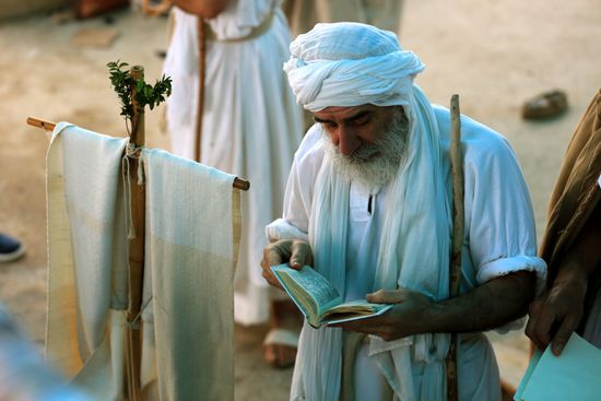 Follower Sabaean Mandean Religious Sect Attends Editorial Stock Photo ...