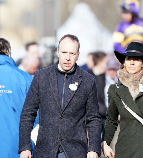 Cheltenham Racecourse Matt Hancock Mp Girlfriend Editorial Stock Photo ...