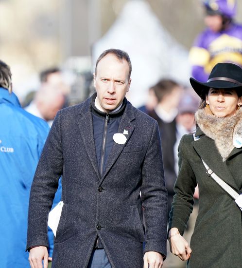 Cheltenham Racecourse Matt Hancock Mp Girlfriend Editorial Stock Photo ...