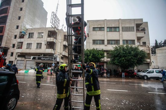 Civil Defense Officers Rescue Injured Person Editorial Stock Photo ...