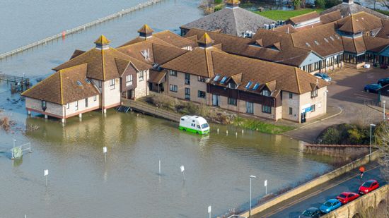 Flooding Around St Ives Cambridgeshire On Editorial Stock Photo - Stock ...