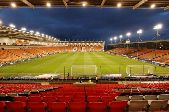 Blackpool Ground Before Championship Match Between Editorial Stock ...