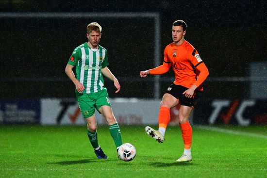Jordan Cropper Barnet Plays Pass Ahead Editorial Stock Photo - Stock ...