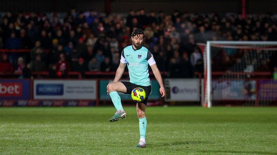 Portsmouth Defender Joe Rafferty 17 During Editorial Stock Photo ...