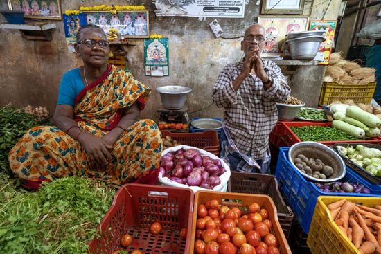 India Pondichery Fruit Vegetable Market Editorial Stock Photo - Stock ...