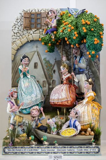 Falla Sculpture Easter Day Albufera By Editorial Stock Photo - Stock ...