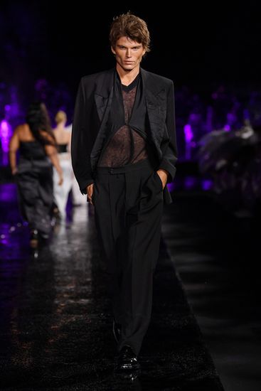 Jordan Barrett On Catwalk Editorial Stock Photo - Stock Image ...