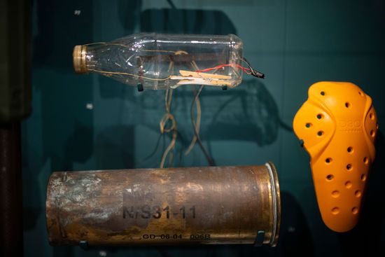 Replica Improvised Explosive Device Ied Fired Editorial Stock Photo ...