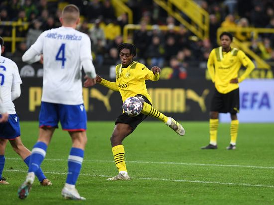 Dortmund Germany 150323 Prince Aning Borussia Editorial Stock Photo ...