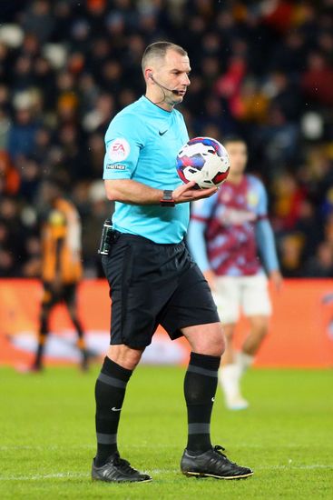 Referee Mr T Robinson Ball His Editorial Stock Photo - Stock Image ...