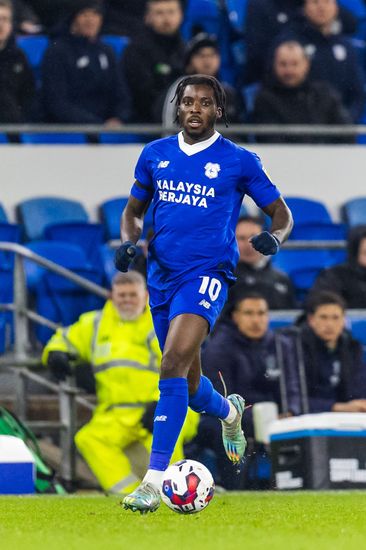 Cardiff Citys Forward Sheyi Ojo 10 Editorial Stock Photo - Stock Image ...