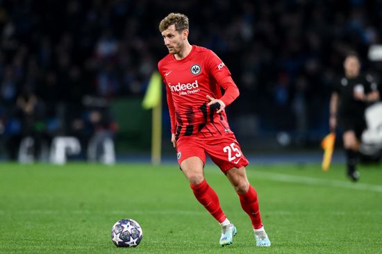 Christopher Lenz Eintracht Frankfurt During Uefa Editorial Stock Photo ...