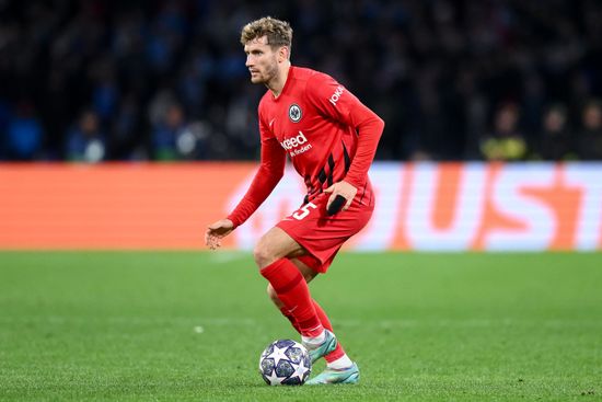 Christopher Lenz Eintracht Frankfurt During Uefa Editorial Stock Photo ...