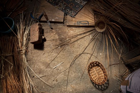 Completed Basket Under Process Basket Seen Editorial Stock Photo ...