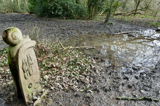 Country Paths Turned Muddy Quagmire After Editorial Stock Photo - Stock ...