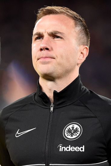 Mario Gotze Eintracht Frankfurt During Uefa Editorial Stock Photo ...