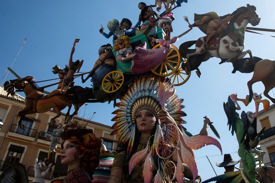 This Photograph Shows Falla Huge Ornate Editorial Stock Photo - Stock ...
