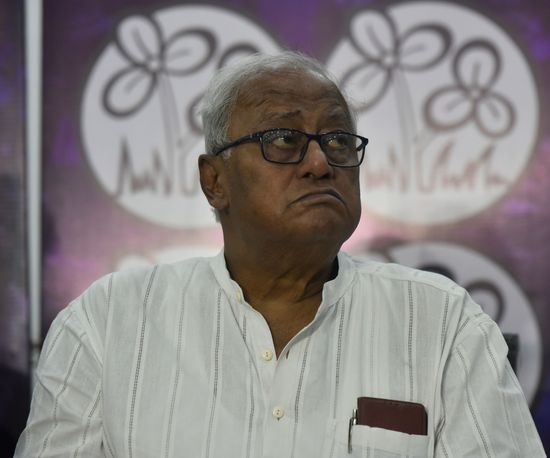 Tmc Mp Prof Saugata Roy Mp Editorial Stock Photo - Stock Image ...