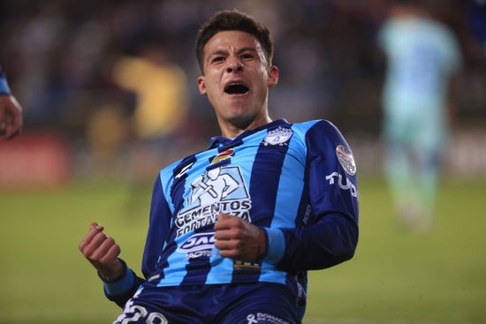 Pachucas Ilian Hernandez Celebrates Goal Against Editorial Stock Photo ...