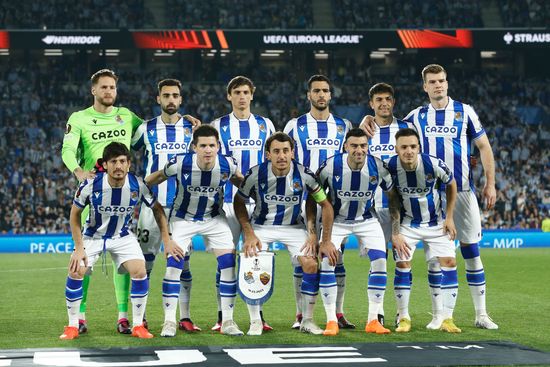 Real Sociedad Team Group Lineup Sociedad Editorial Stock Photo - Stock ...