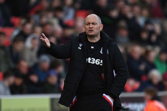 Alex Neil Manager Stoke City Editorial Stock Photo - Stock Image ...