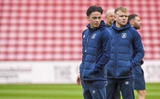 Louie Watson Joe Taylor Luton Town Editorial Stock Photo - Stock Image ...