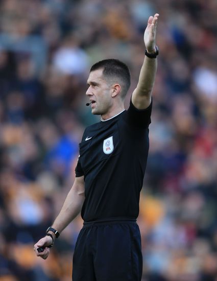 Referee Declan Bourne Action Editorial Stock Photo - Stock Image ...