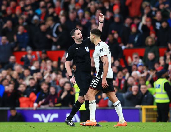 Referee Mr Christopher Kavanagh Shows Aleksander Editorial Stock Photo ...