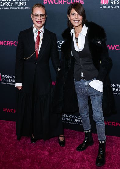 Maria Bello Girlfriend Dominique Crenn Arrive Editorial Stock Photo ...