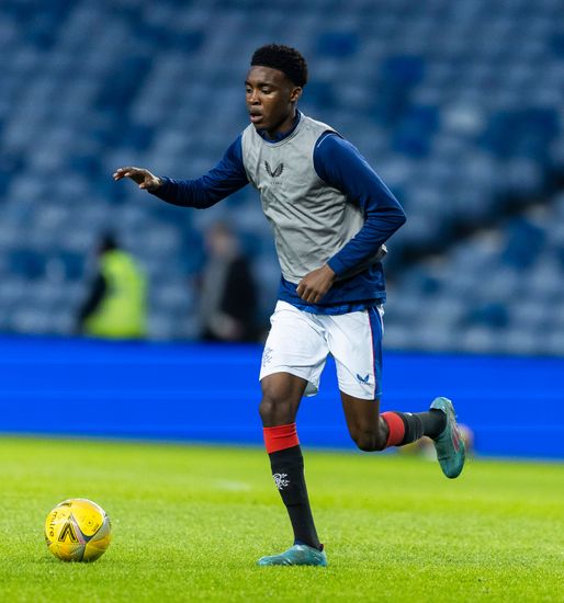 Paul Nsio Rangers U18s Warms Before Editorial Stock Photo - Stock Image ...