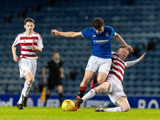Archie Stevens Rangers U18s Action Sam Editorial Stock Photo - Stock ...