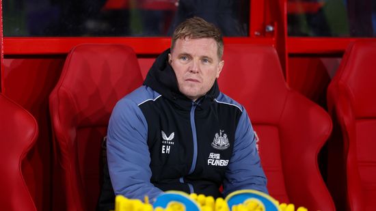 Newcastle United Manager Eddie Howe During Editorial Stock Photo ...