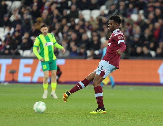 West Ham Uniteds Levi Laing During Editorial Stock Photo - Stock Image ...