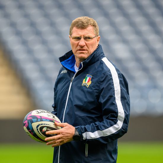 Italian Head Coach Kieran Crowley During Editorial Stock Photo - Stock ...