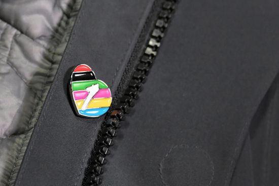 Volendam One Love Pin During Dutch Editorial Stock Photo - Stock Image ...