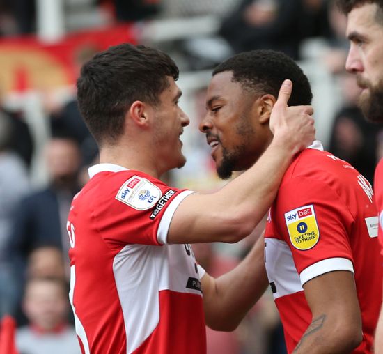 Chuba Akpom Celebrates Scoring Boros First Editorial Stock Photo ...