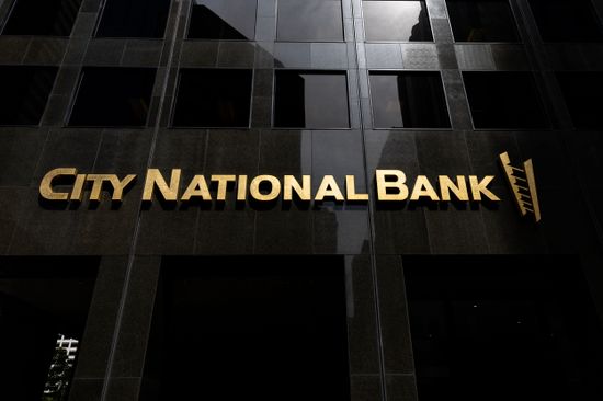 City National Bank Building Seen Los Editorial Stock Photo - Stock ...