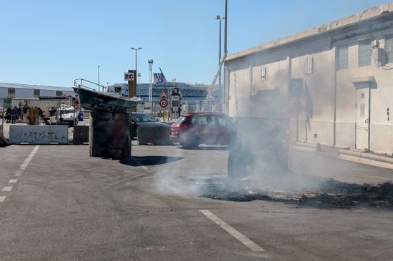 View Entrance Gate 2c Commercial Port Editorial Stock Photo - Stock ...
