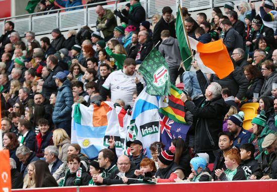 London Irish Fans Celebrate Opening Try Editorial Stock Photo - Stock ...