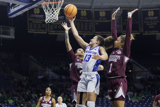 Creighton Guard Rachael Saunders 13 Goes Editorial Stock Photo - Stock ...