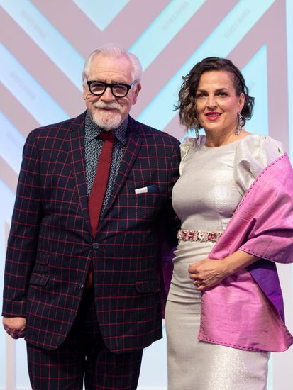 Brian Cox Wife Nicole Ansaricox Attend Editorial Stock Photo - Stock ...