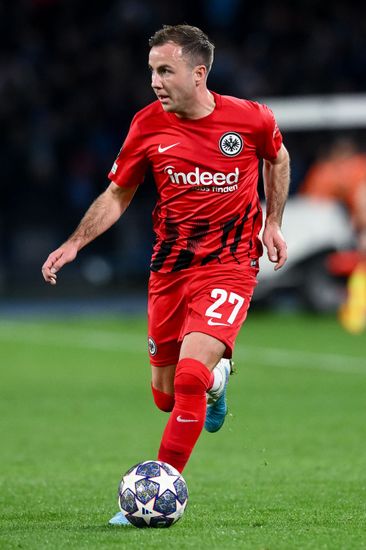 Mario Gotze Eintracht Frankfurt During Uefa Editorial Stock Photo ...