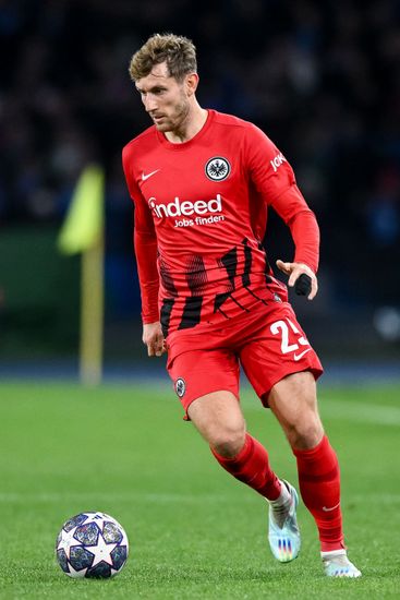 Christopher Lenz Eintracht Frankfurt During Uefa Editorial Stock Photo ...