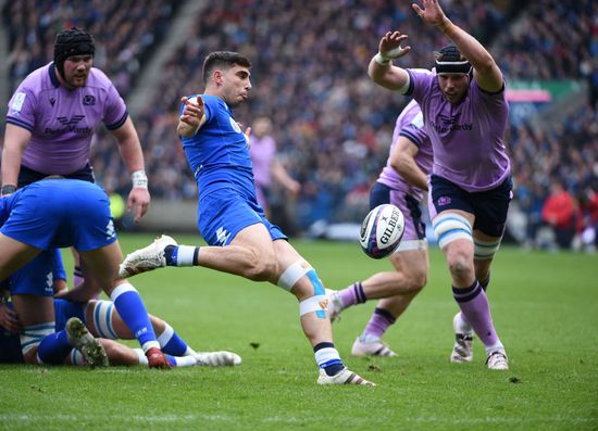Alessandro Fusco Italy Scrum Half Put Editorial Stock Photo - Stock ...