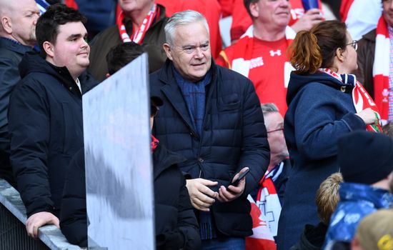Bbc News Presenter Huw Edwards Watches Editorial Stock Photo - Stock ...