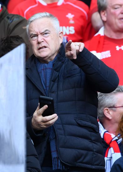 Bbc News Presenter Huw Edwards Watches Editorial Stock Photo - Stock ...