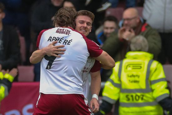Goal Northampton Town Forward Louis Appere Editorial Stock Photo ...