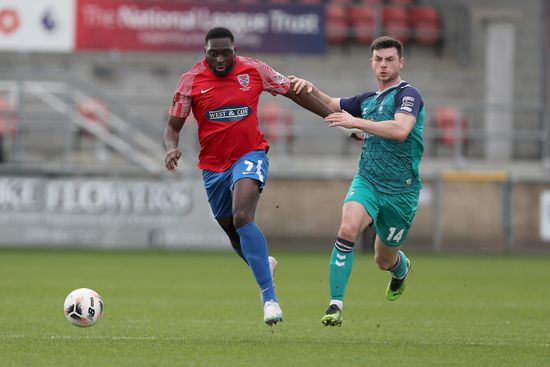 Inih Effiong Dagenham Redbridge Nathan Sheron Editorial Stock Photo ...