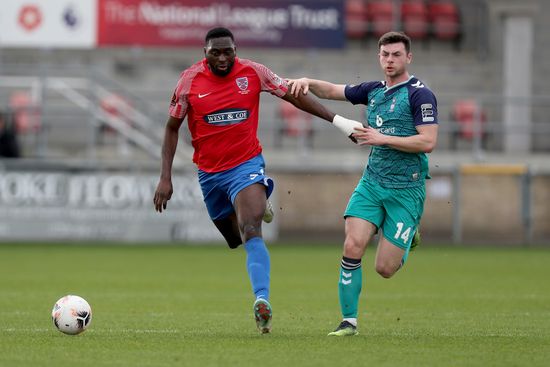 Inih Effiong Dagenham Redbridge Nathan Sheron Editorial Stock Photo ...
