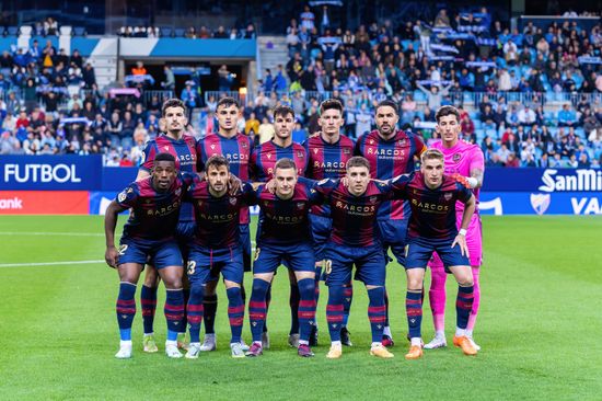 Levante Ud Players Pose Media During Editorial Stock Photo - Stock ...